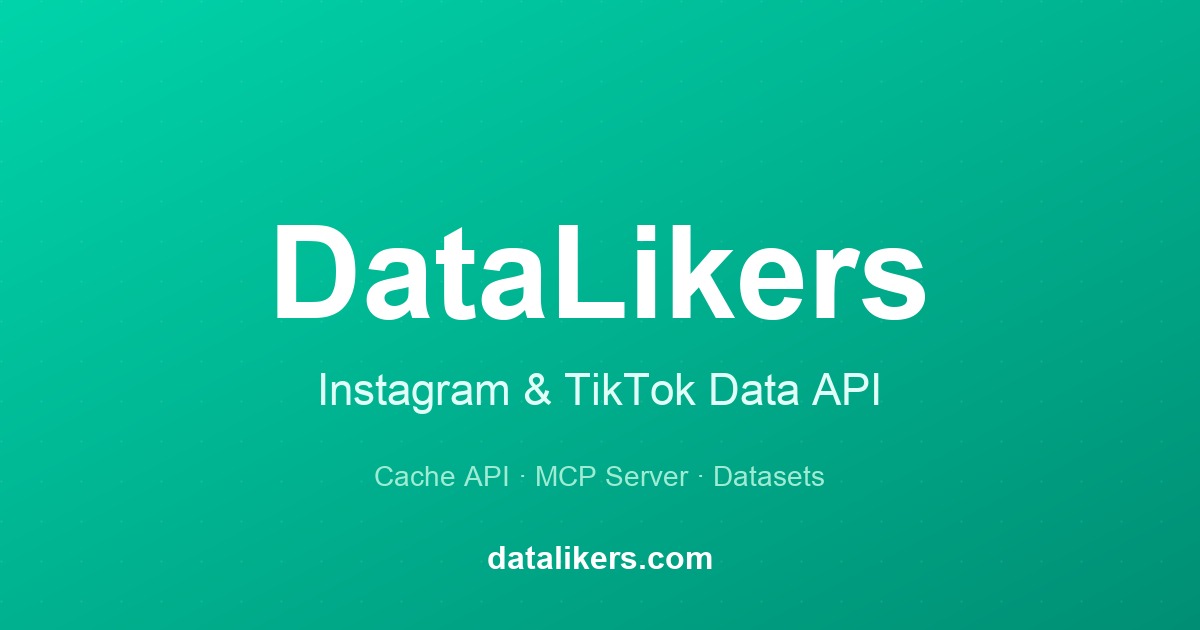 Best Instagram Data API in 2026 | DataLikers